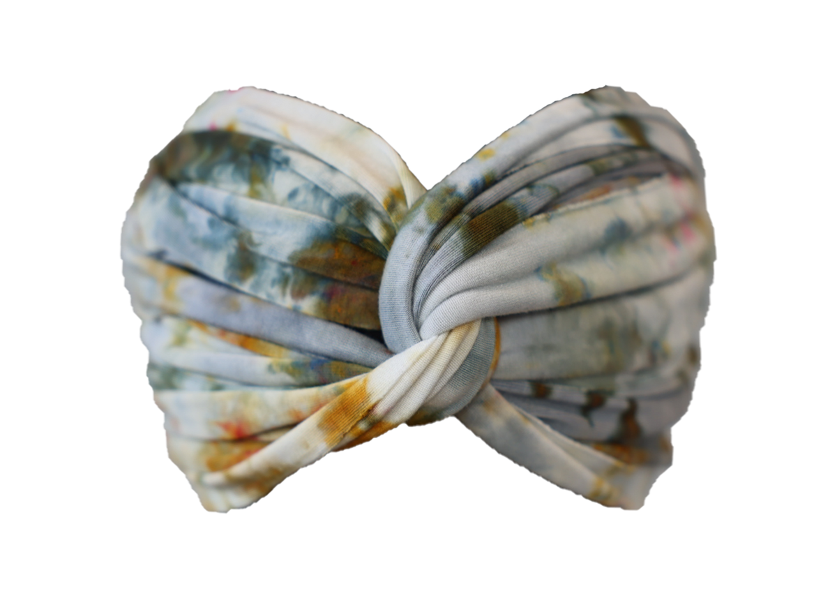 ooakshell adjustable wide headband • tide • silver shoals – ooakshell inc